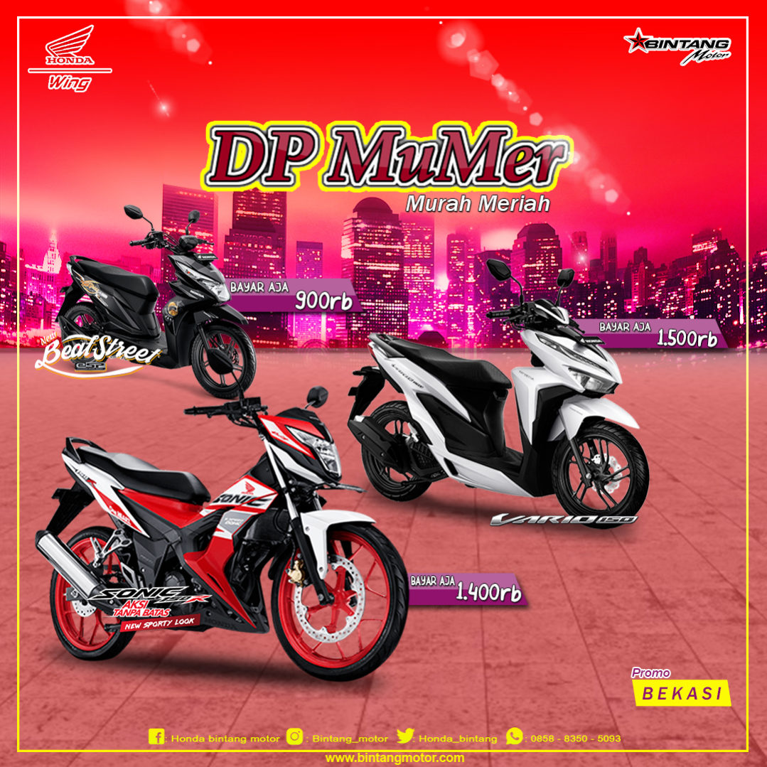 Promo Bintang Motor Bekasi Juli 2018 - Honda Bintang Motor Promo Bintang Motor Bekasi Juli 2018 - Honda Bintang Motor