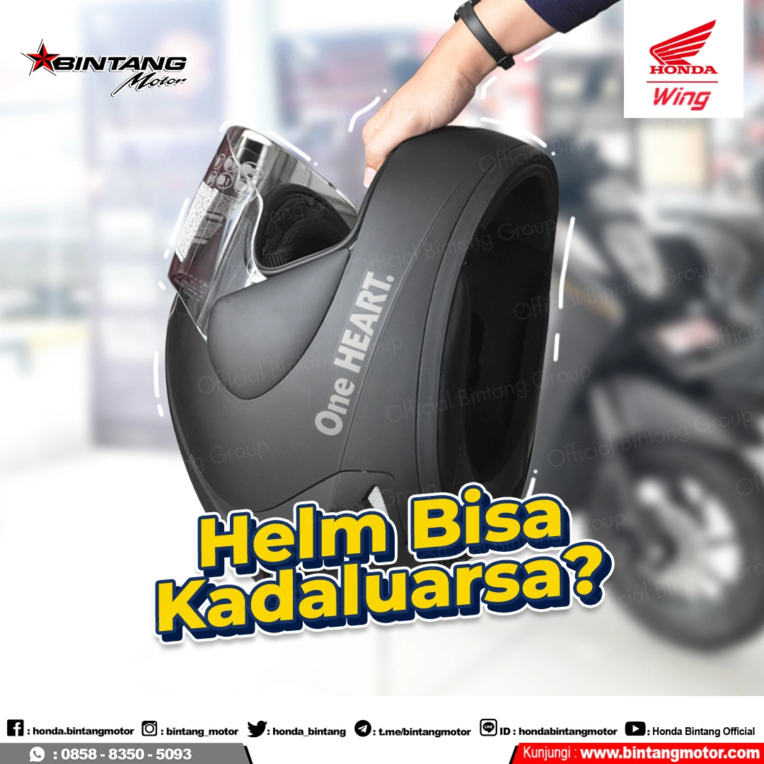 Apakah Helm Bisa Kadaluarsa? Begini Faktanya - Bintang Motor