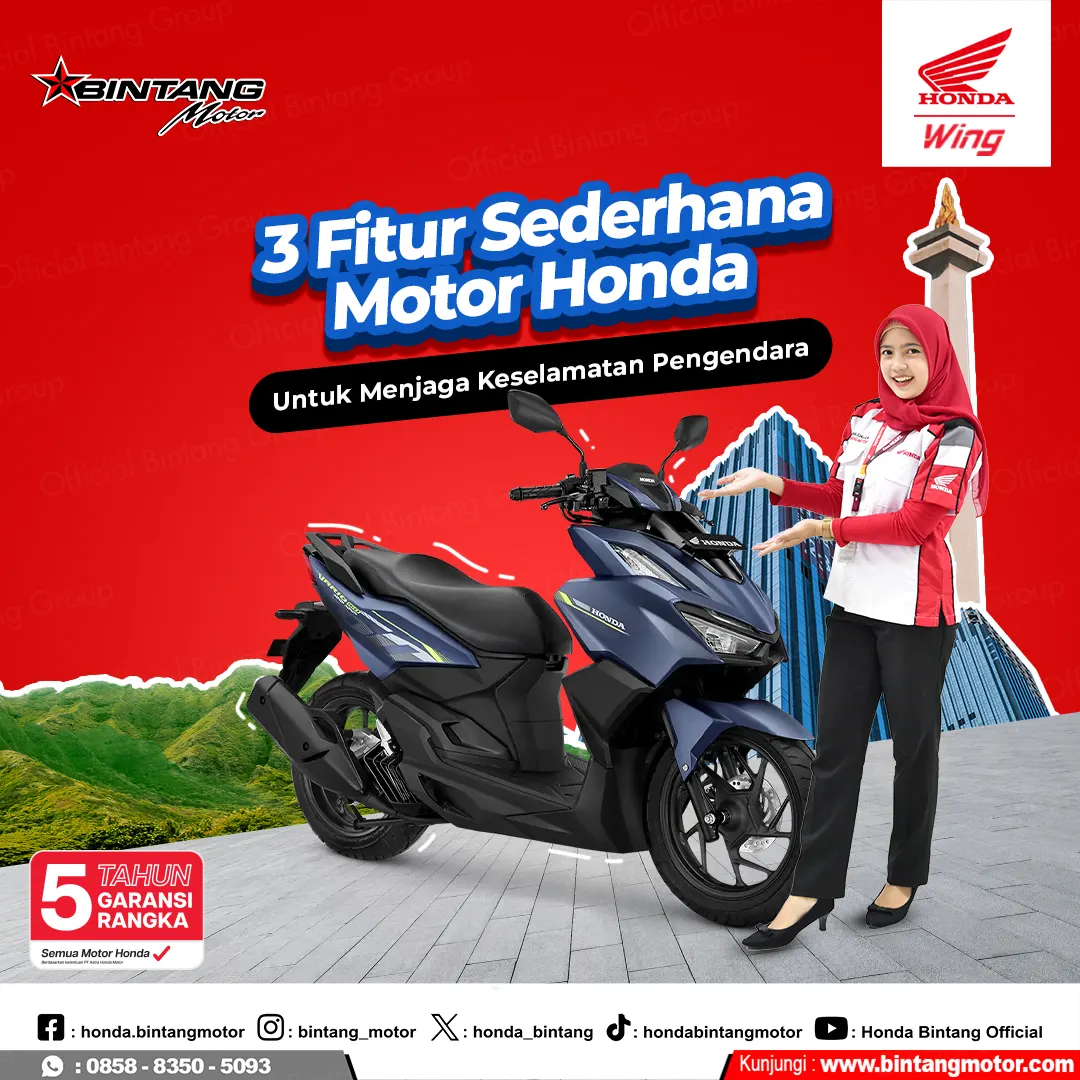 Ini Lho, 3 Fitur Sederhana Tapi Sangat Berguna di Motor Honda