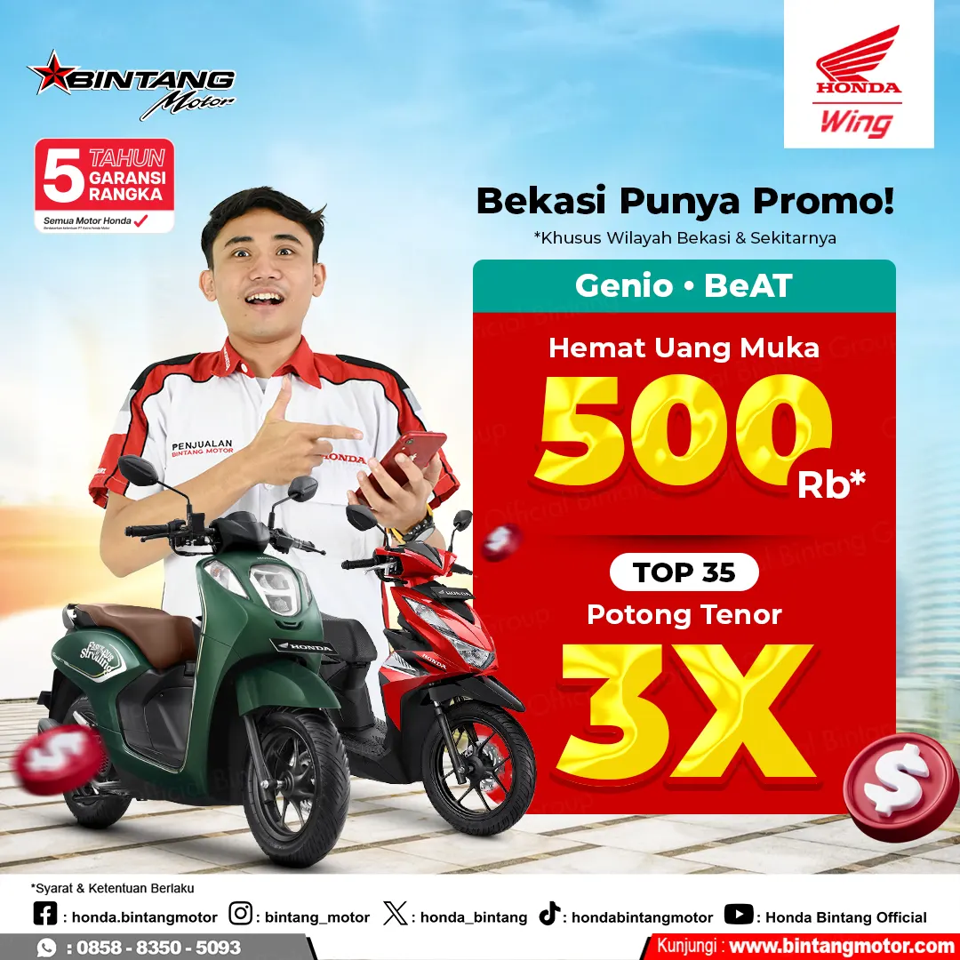 Promo Mei 2024 Honda Bintang Motor Bekasi - Honda Bintang Motor