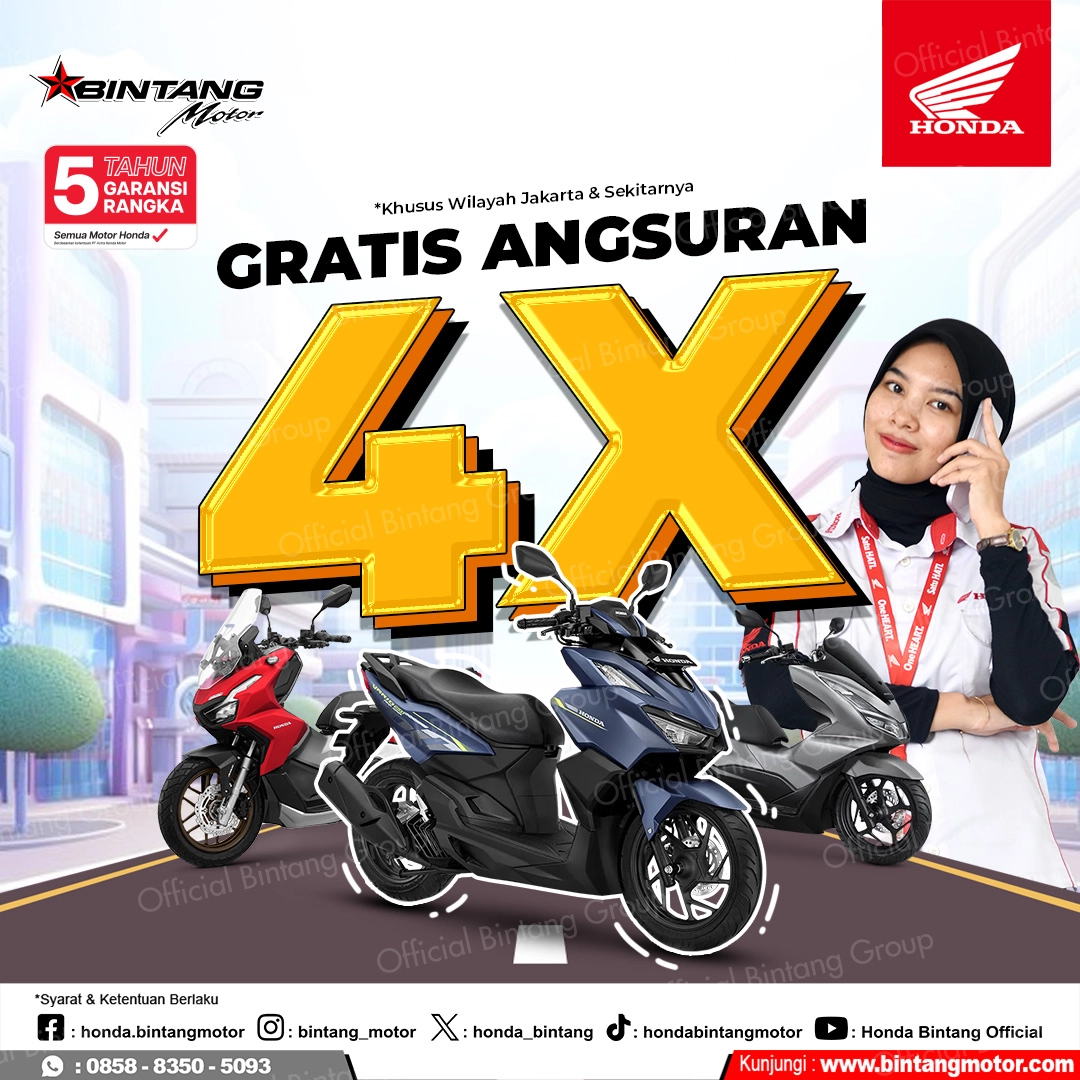 PROMO November Honda Bintang Motor Jakarta 2024 - Honda Bintang Motor