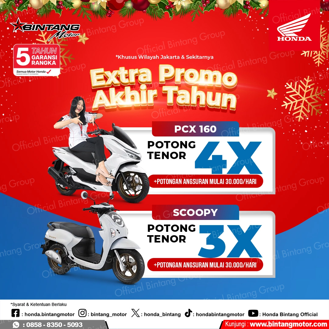 Honda Bintang Motor Jakarta Promo Desember 2024 - Honda Bintang Motor
