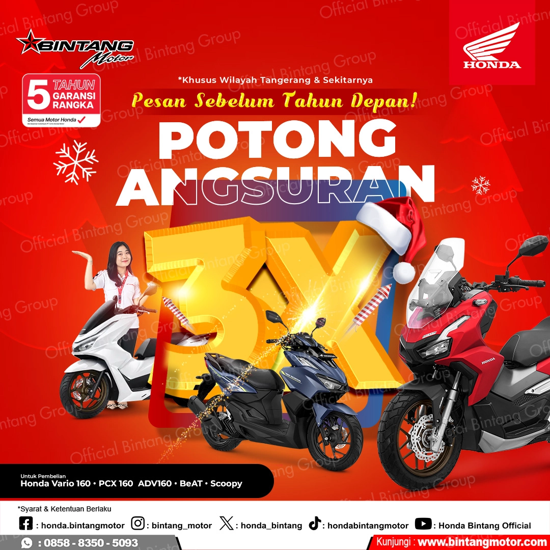 Honda Bintang Motor Tangerang Promo Desember 2024 - Honda Bintang Motor