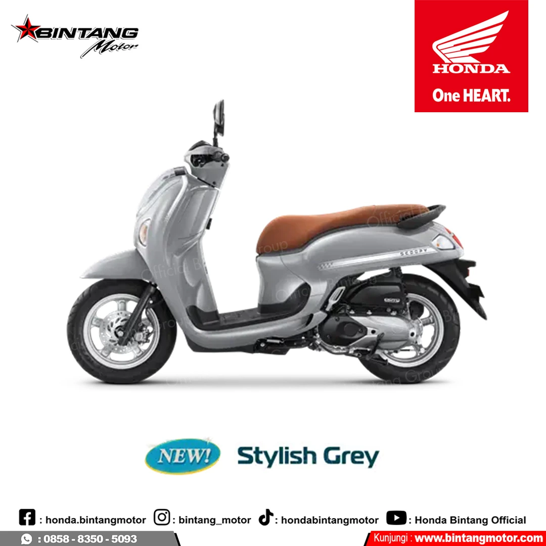 Honda Scoopy Terbaru 2025 | Skutik Retro Modern - Bintang Motor